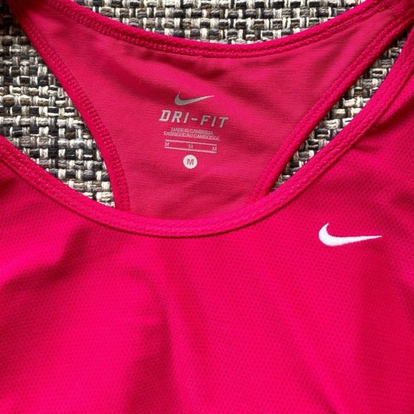 Nike | Tops | Nike Pink Drifit Racerback Tank | Poshmark
